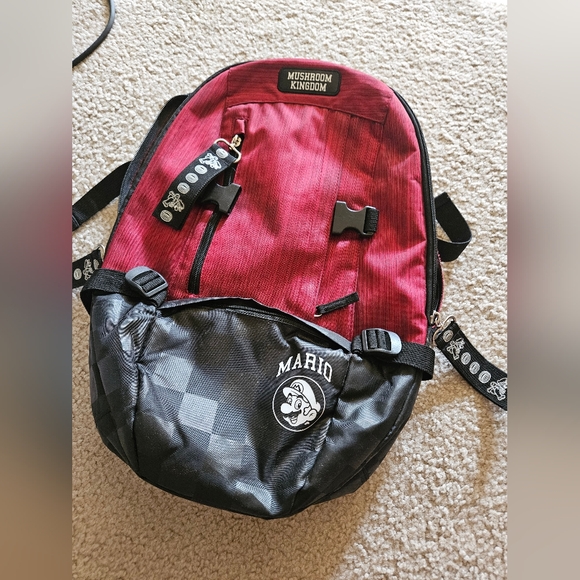 Bioworld | Accessories | Super Mario Bros Backpack Mushroom Kingdom ...